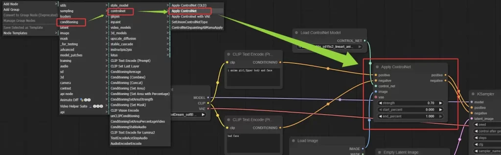 ComfyUI 使用 ControlNet 动漫线稿生成教程｜lineart_anime 模型实战 | 幽络源